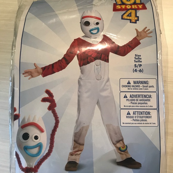 Disney | Costumes | Disneys Toy Story Forky Costume Size Small 46 ...